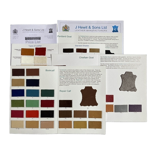 Leather Sample Pack – J Hewit & Sons